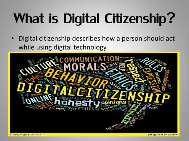Digital citizenship rights and responsibilities per 4 | PPT