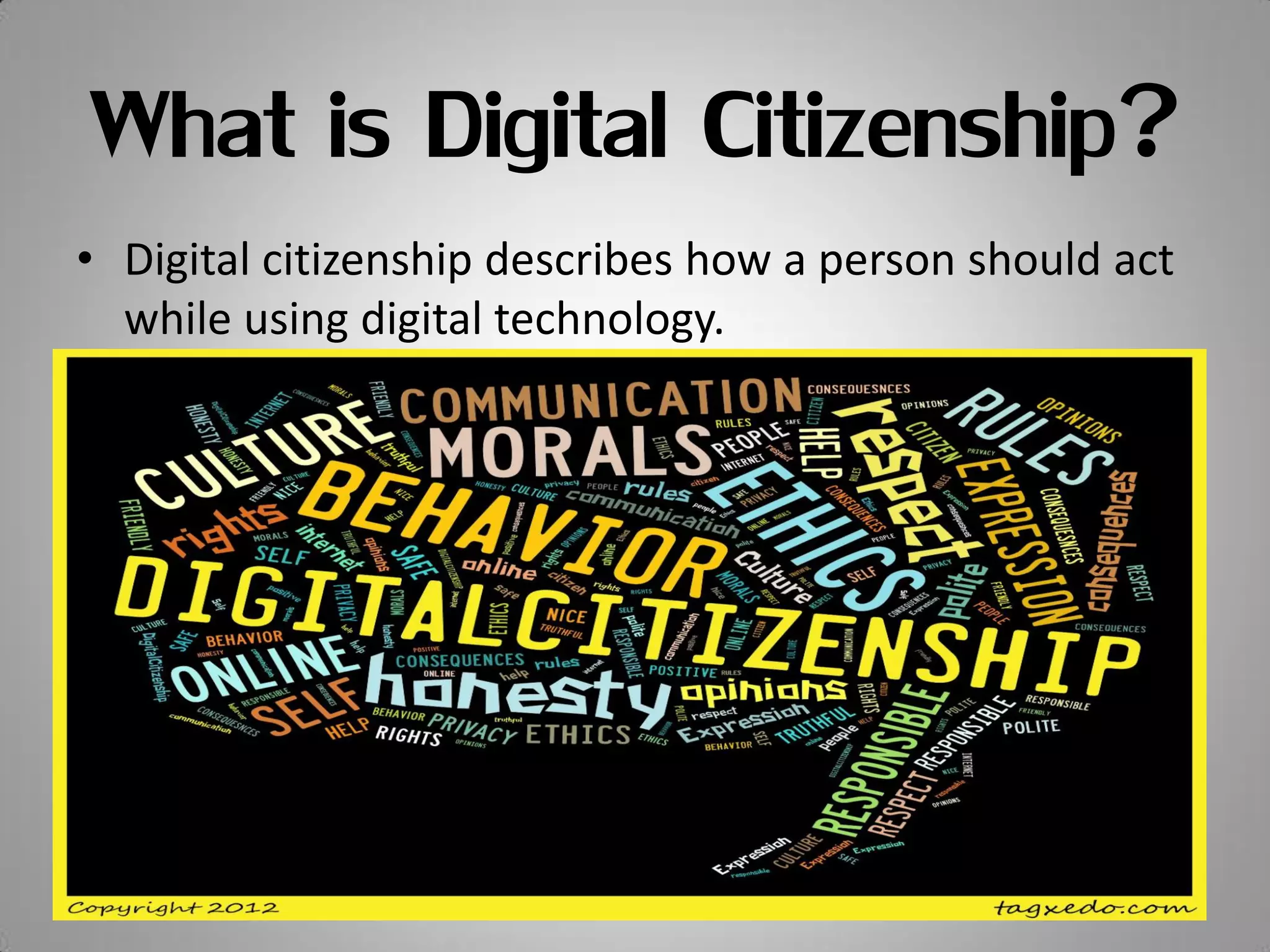 Digital citizenship rights and responsibilities per 4 | PDF