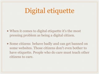 Digital citizenship 1 | KEY