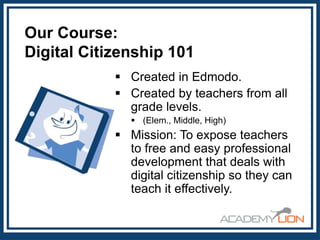 Digital Citizenship 101 ICE2014 | PPT