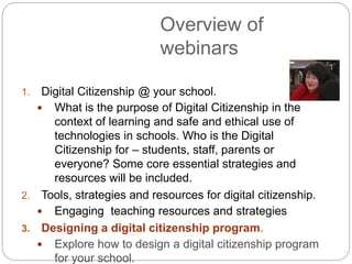 Designing a digital citizenship program | PPTX