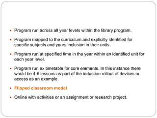 Designing a digital citizenship program | PPTX