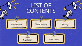 DIGITAL CITIZENSHIP features advantages and disadvantages | PPTX