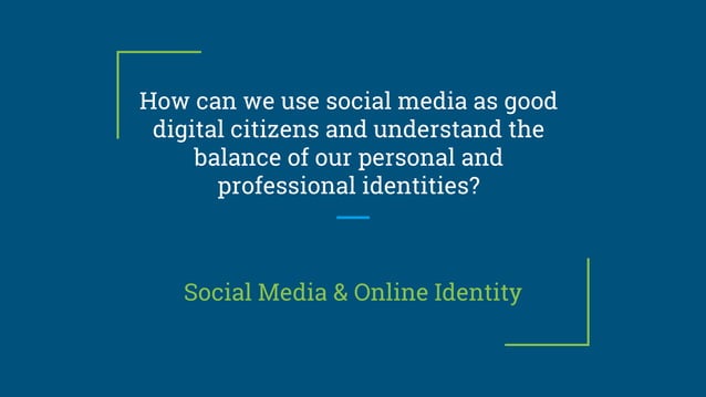 Digital citizenship and social media | PPTX | Social Networking | Internet