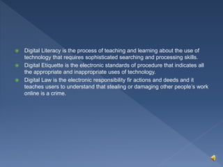 Digital citizenship assignment | PPT