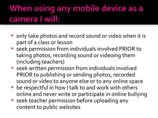 Digital citizenship contract | PPT