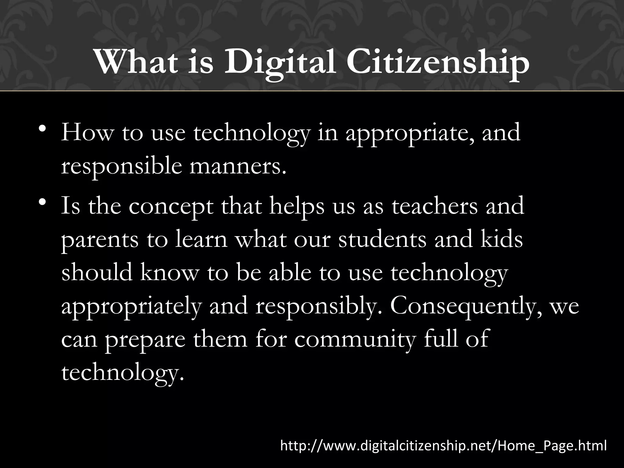 Digital citizenship (cyberbullying) | PPT