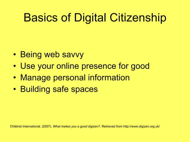 Digital citizenship for teachers | PPT