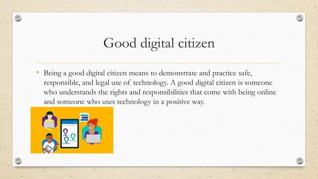 Digital citizenship in learning | PPT