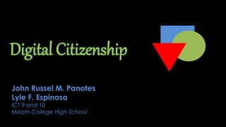 Digital citizenship lesson 1 | PPTX