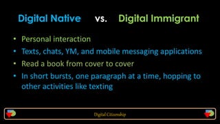 Digital citizenship lesson 1 | PPTX