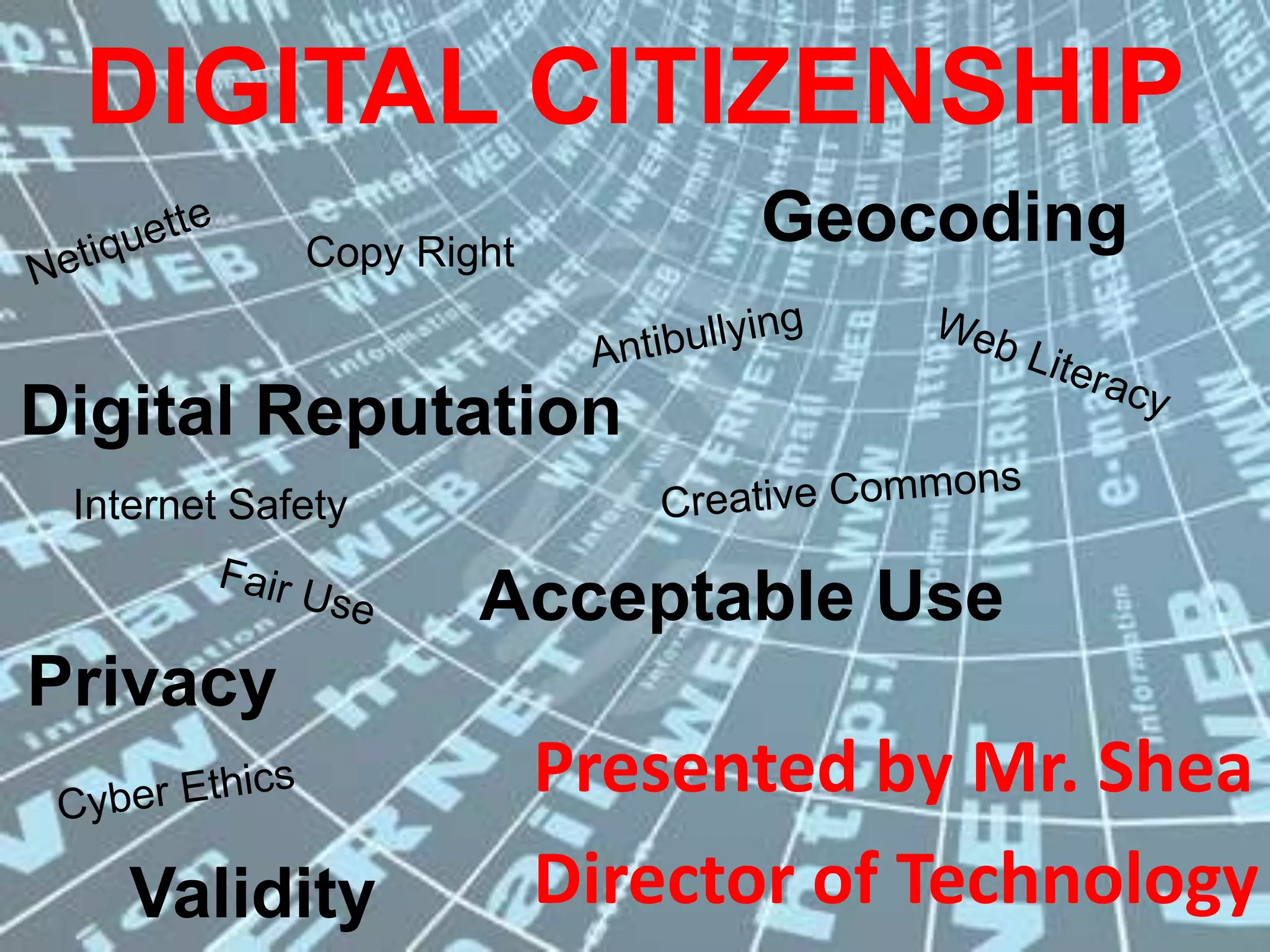 Digital Citizenship: Parent Presentation | PPT