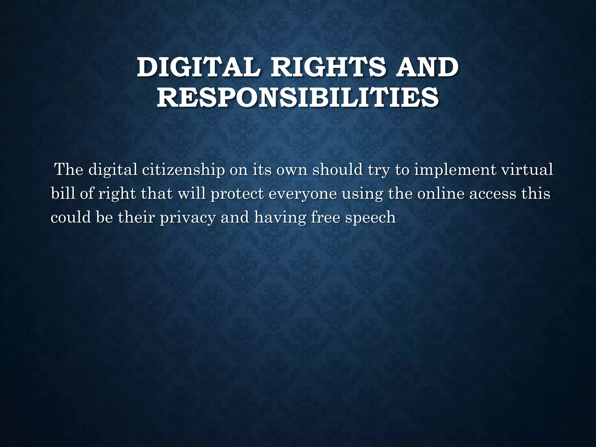 Digital citizenship power point | PPT