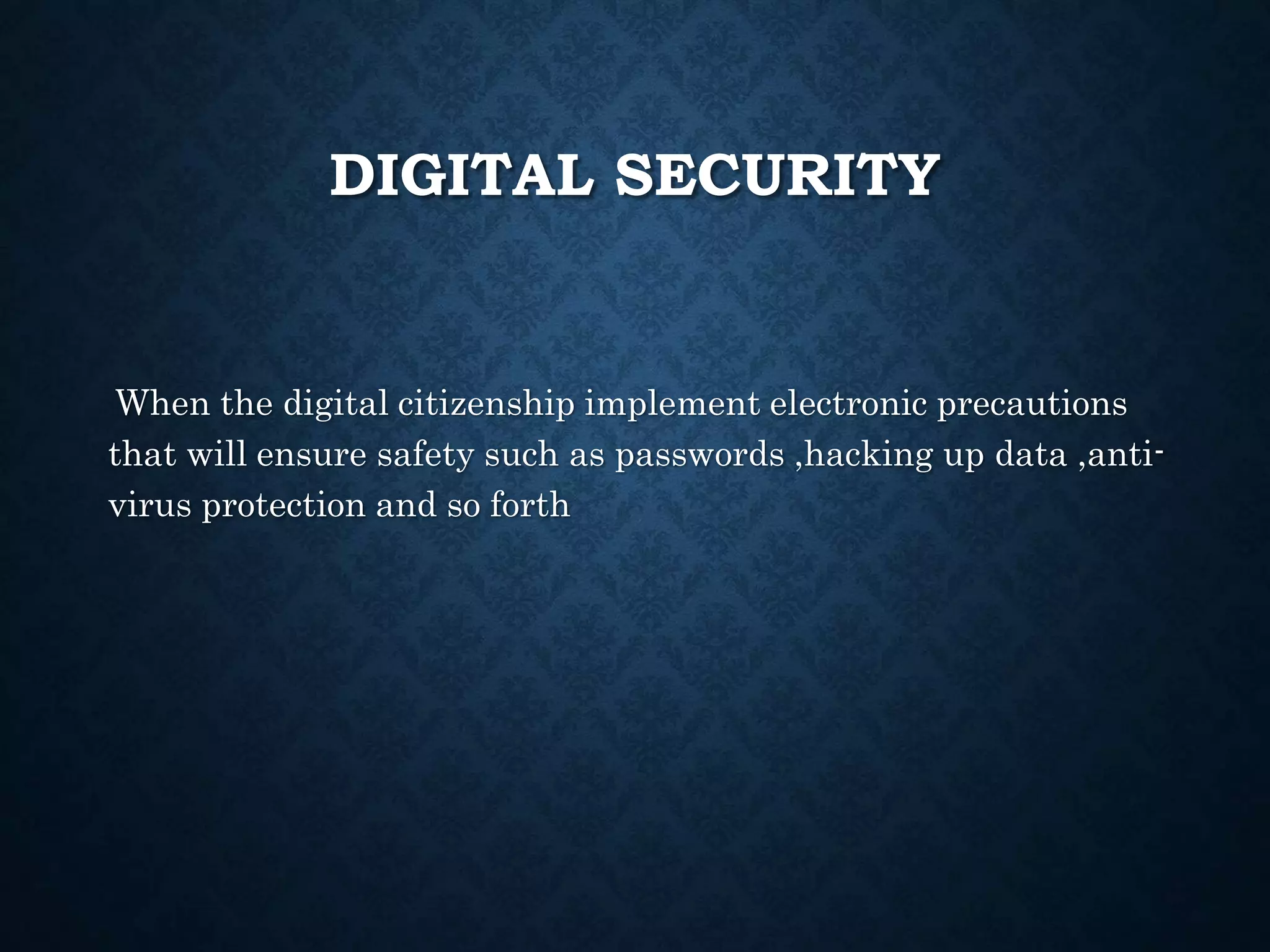 Digital citizenship power point | PPT