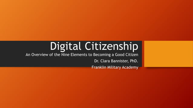 Digital citizenship powerpoint | PPTX