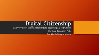 Digital citizenship powerpoint | PPT