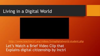 Digital citizenship powerpoint | PPT
