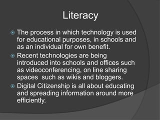Digital Citizenship Power Point Pres. | PPTX