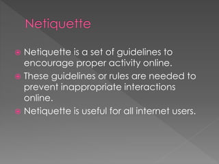 Digital citizenship Presentation | PPTX