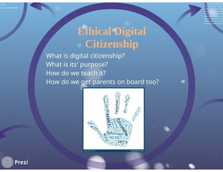 Digital citizenship prezi | PPT