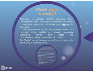 Digital citizenship prezi | PPT