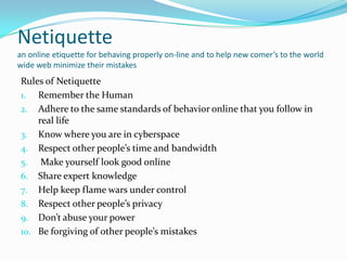 Digital citizenship project | PPTX