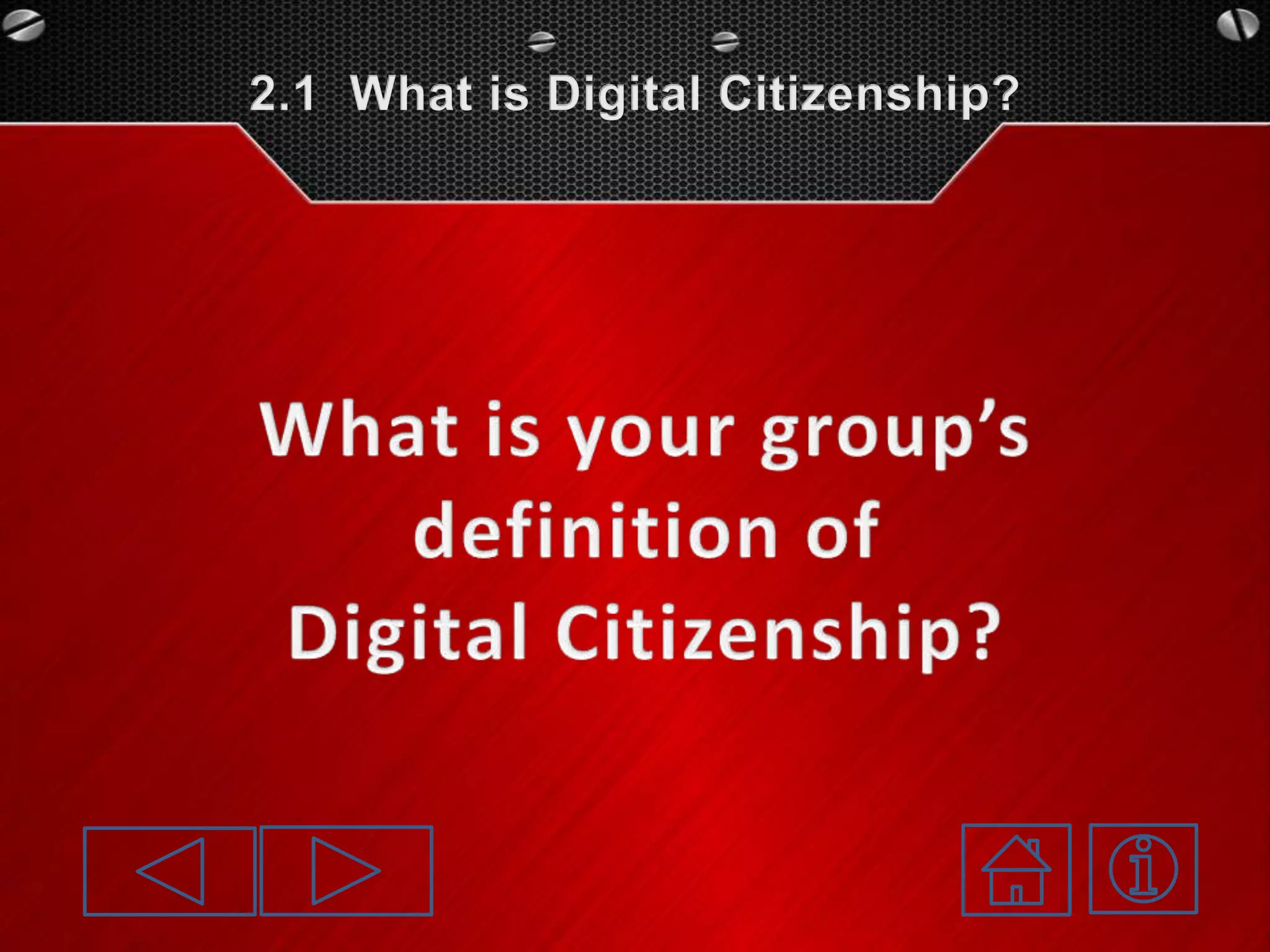 Digital citizenship project | PPTX