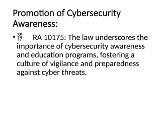 Digital citizenship Safety Rules in RA 10175.pptx