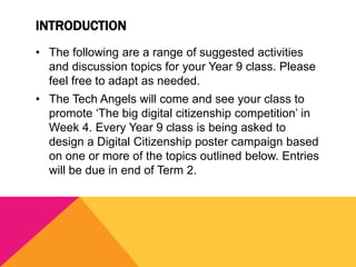 Digital citizenship training | PPTX