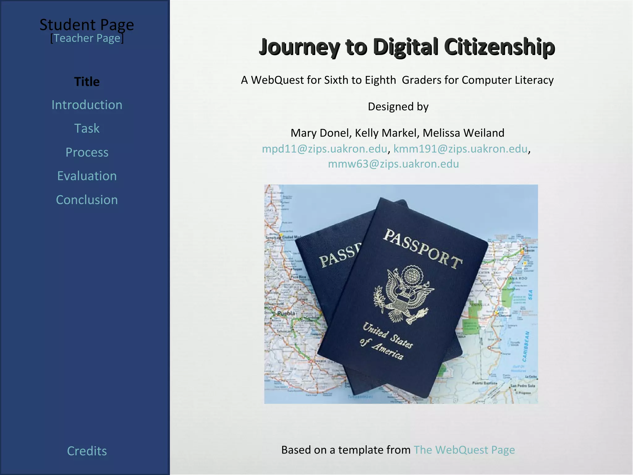 Digital Citizenship Webquest | PPT