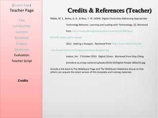 Digital Citizenship Webquest | PPT