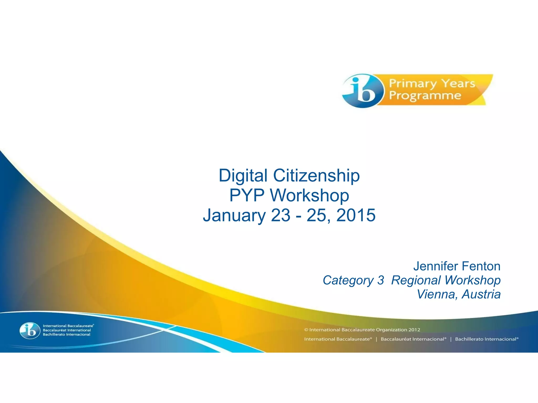 Digital citizenship workshop day 1 | PPT