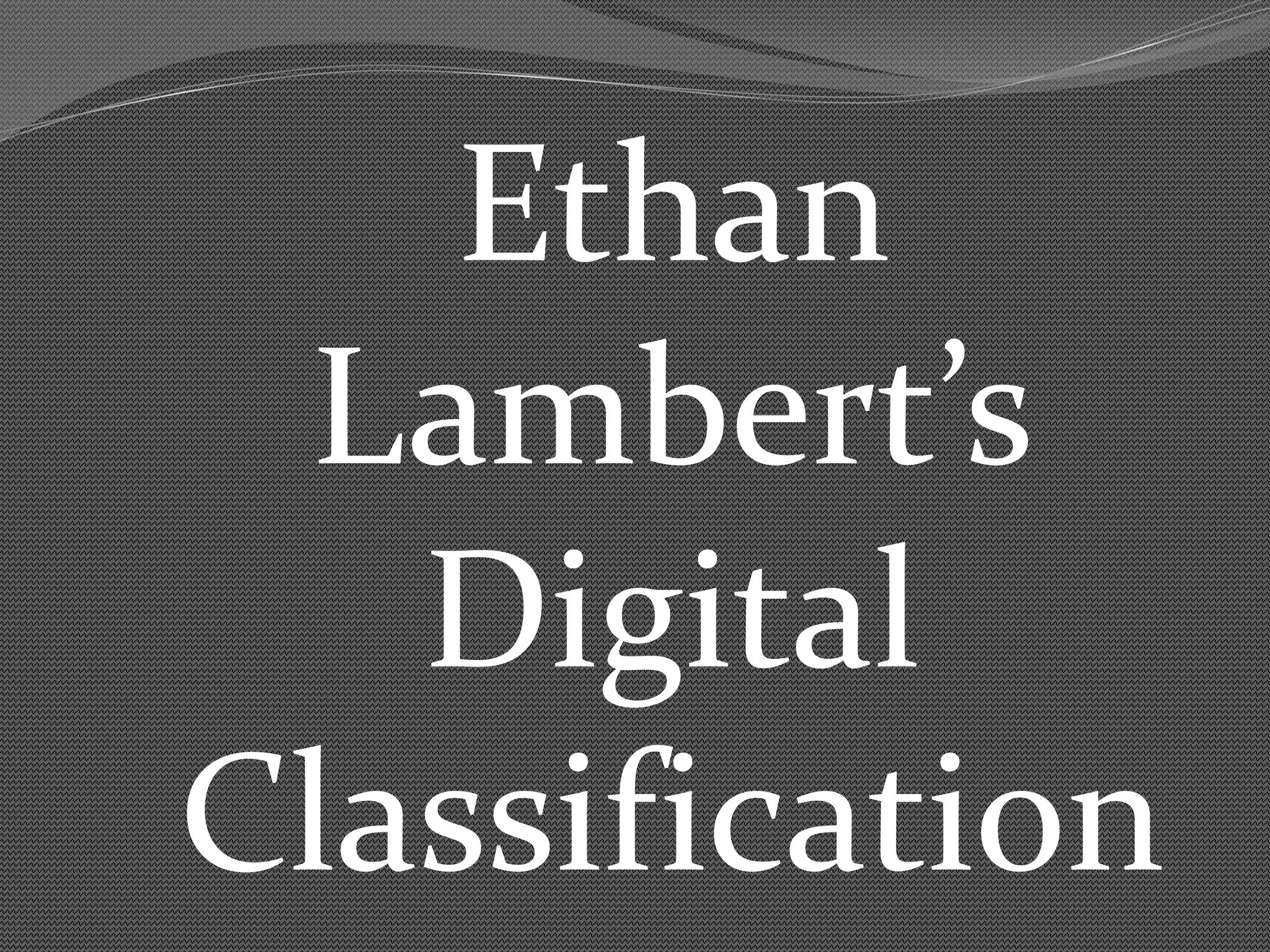 Digital Classification | PPT | Free Download