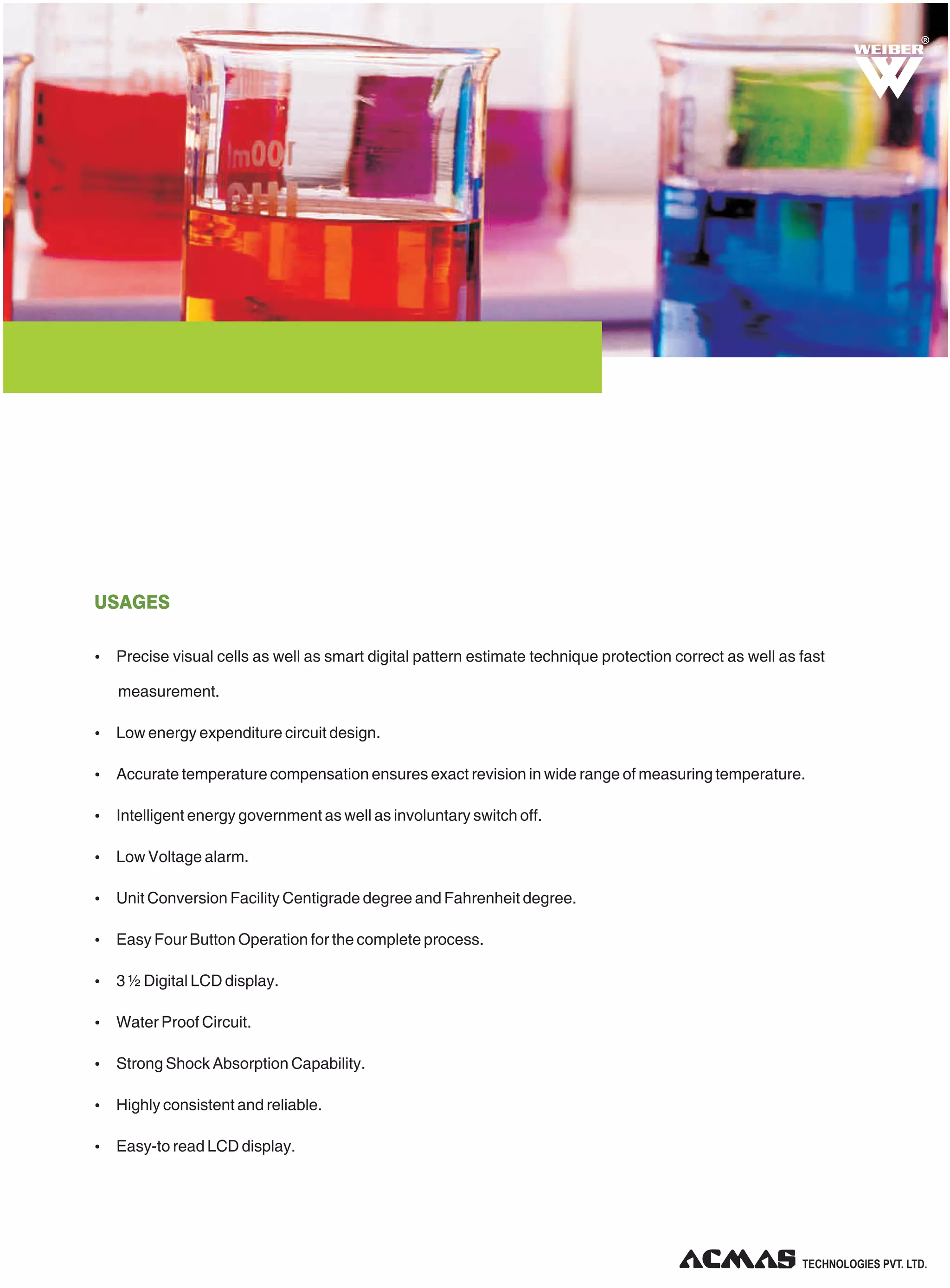 Digital Clinical Refractometer by ACMAS Technologies Pvt Ltd. | PDF