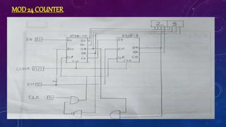 Digital clock (mod counters)using DSCH (DIGITAL SCHEMATIC) by Gaurav ...