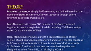 Digital clock (mod counters)using DSCH (DIGITAL SCHEMATIC) by Gaurav ...