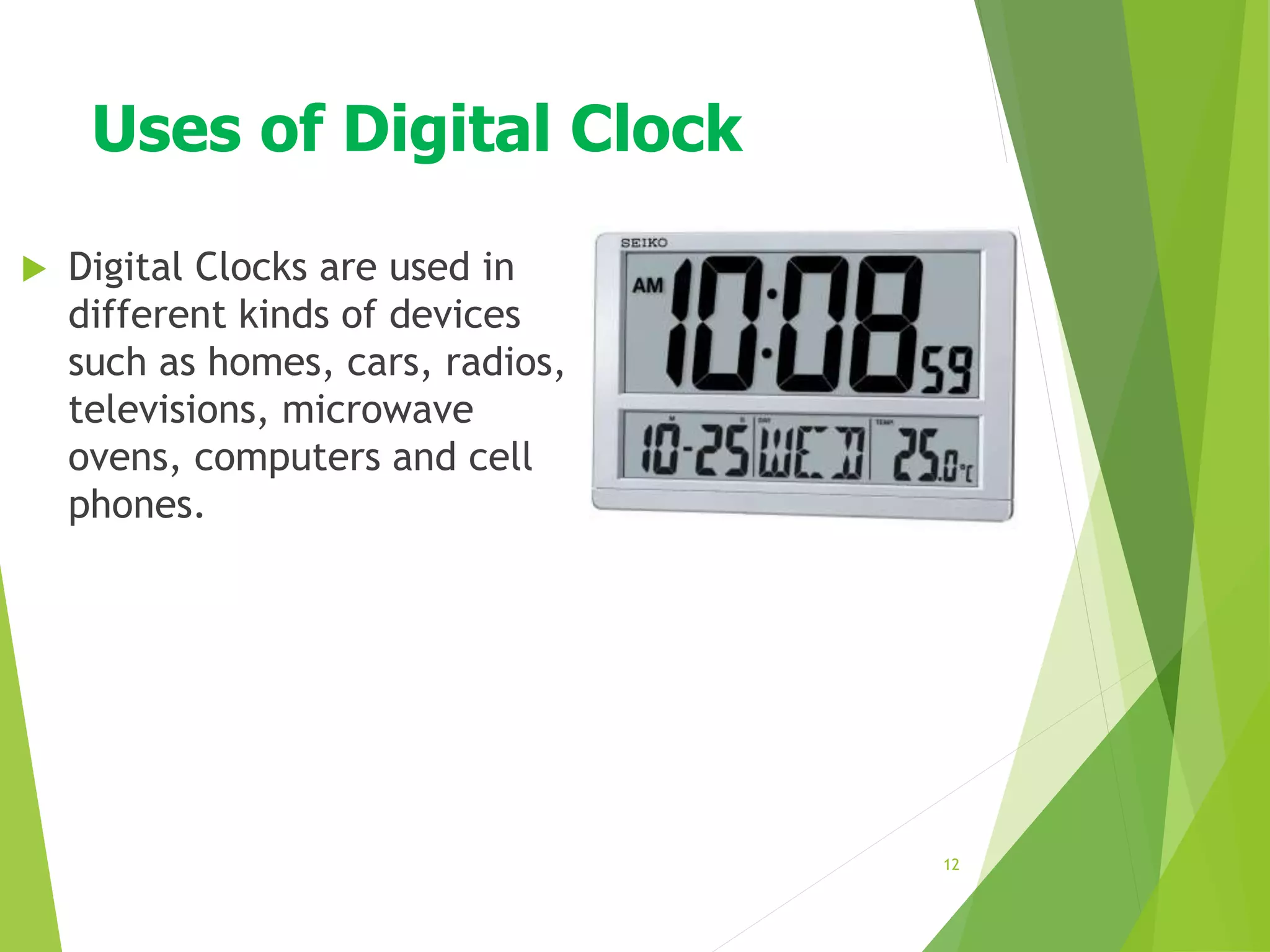 Digital clock project in C | PPT