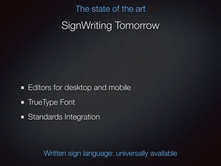 Digital collaboration with machine-readable sign language text in the ...