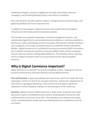 Digital Commerce: Your Ultimate Guide to Success | PDF