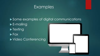 Digital communication. | PPTX