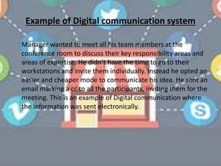 Digital communication pptx | PPTX