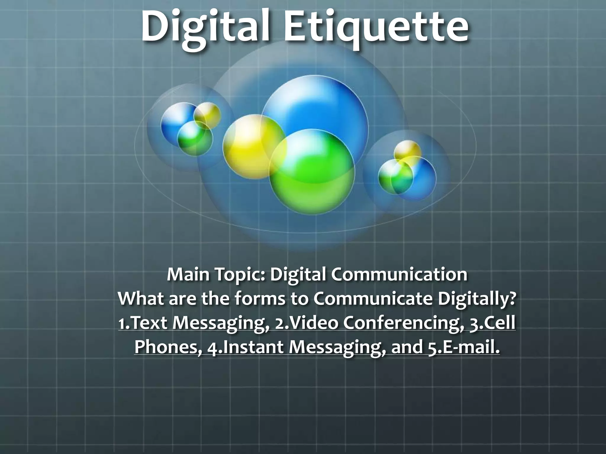 Digital communication anabelly | PPT