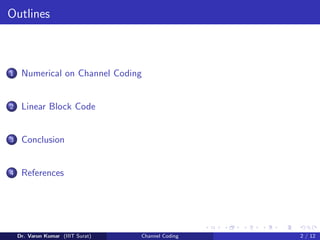 Channel Coding (Digital communication) | PPT