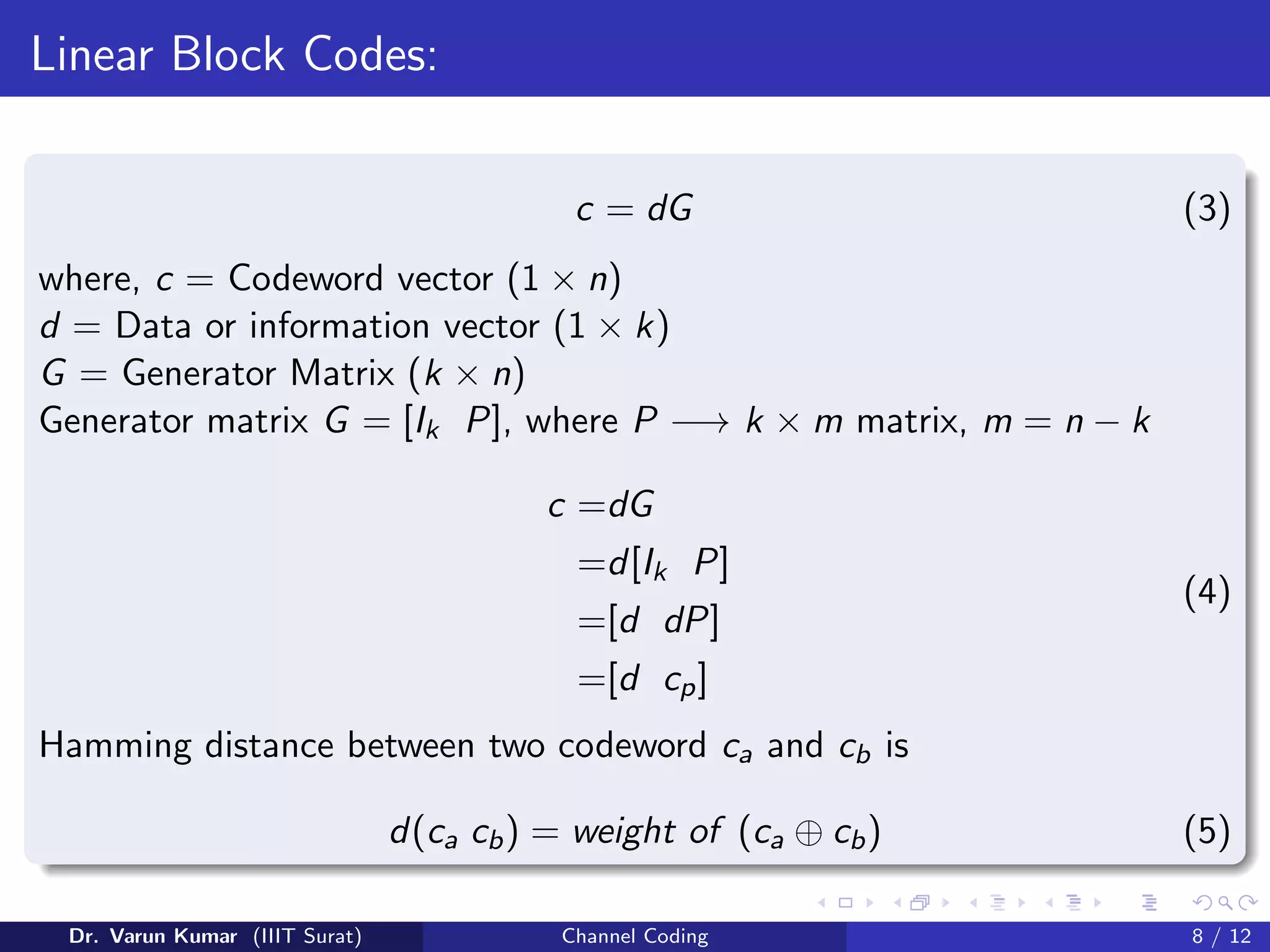 Channel Coding (Digital communication) | PDF