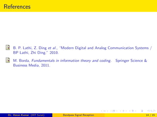 Band pass system | PPT