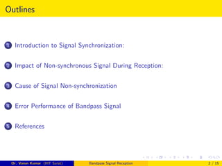Band pass system | PPT