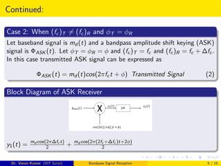 Band pass system | PDF