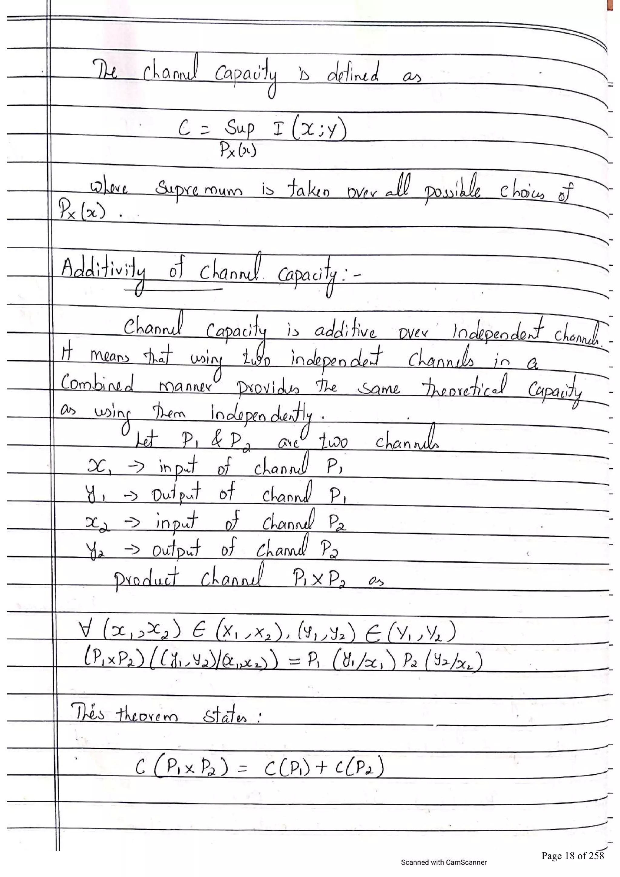 Digital Communication full notes.pdf | Educational Assessment | Education