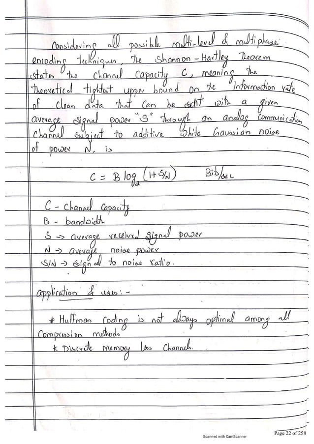 Digital Communication full notes.pdf | Educational Assessment | Education