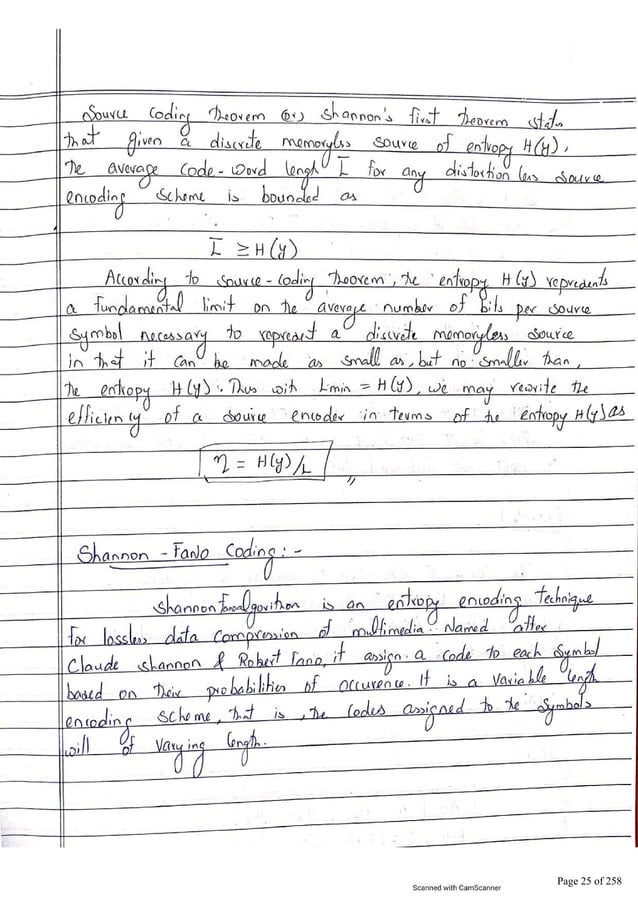 Digital Communication full notes.pdf | Educational Assessment | Education